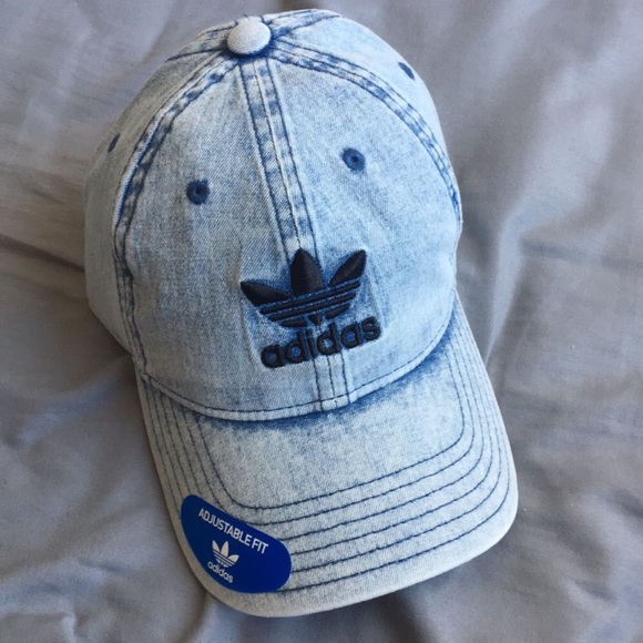 adidas | Accessories | Nwt Adidas Originals Firebird Denim Cap Hat ...